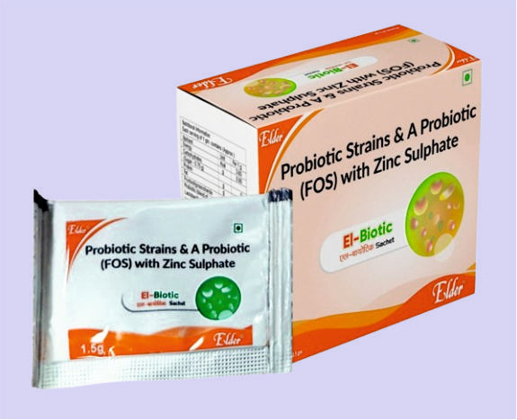 EL-BIOTIC SACHET 1.5GM ( Prebiotic & Probiotic ) by Elder – IshwarPharma