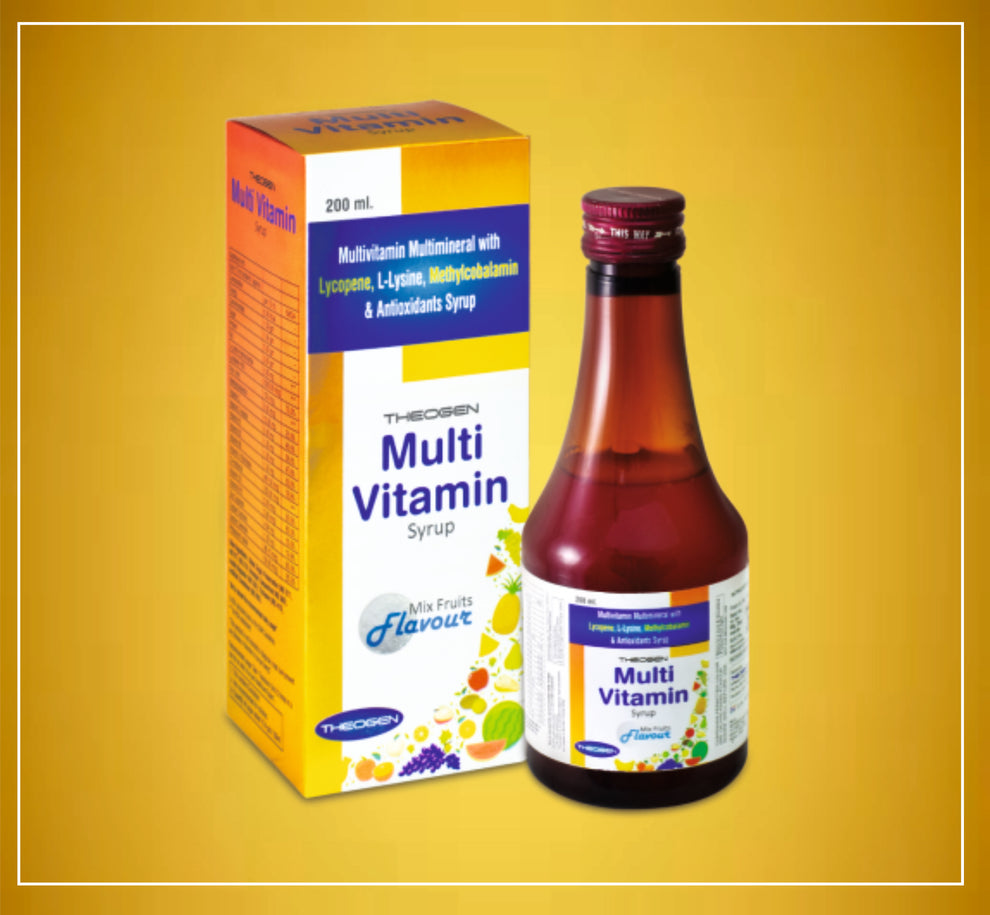 THEOGEN MULTIVITAMIN SYRUP 200 ML ( Multivitamin & Multimineral With A ...